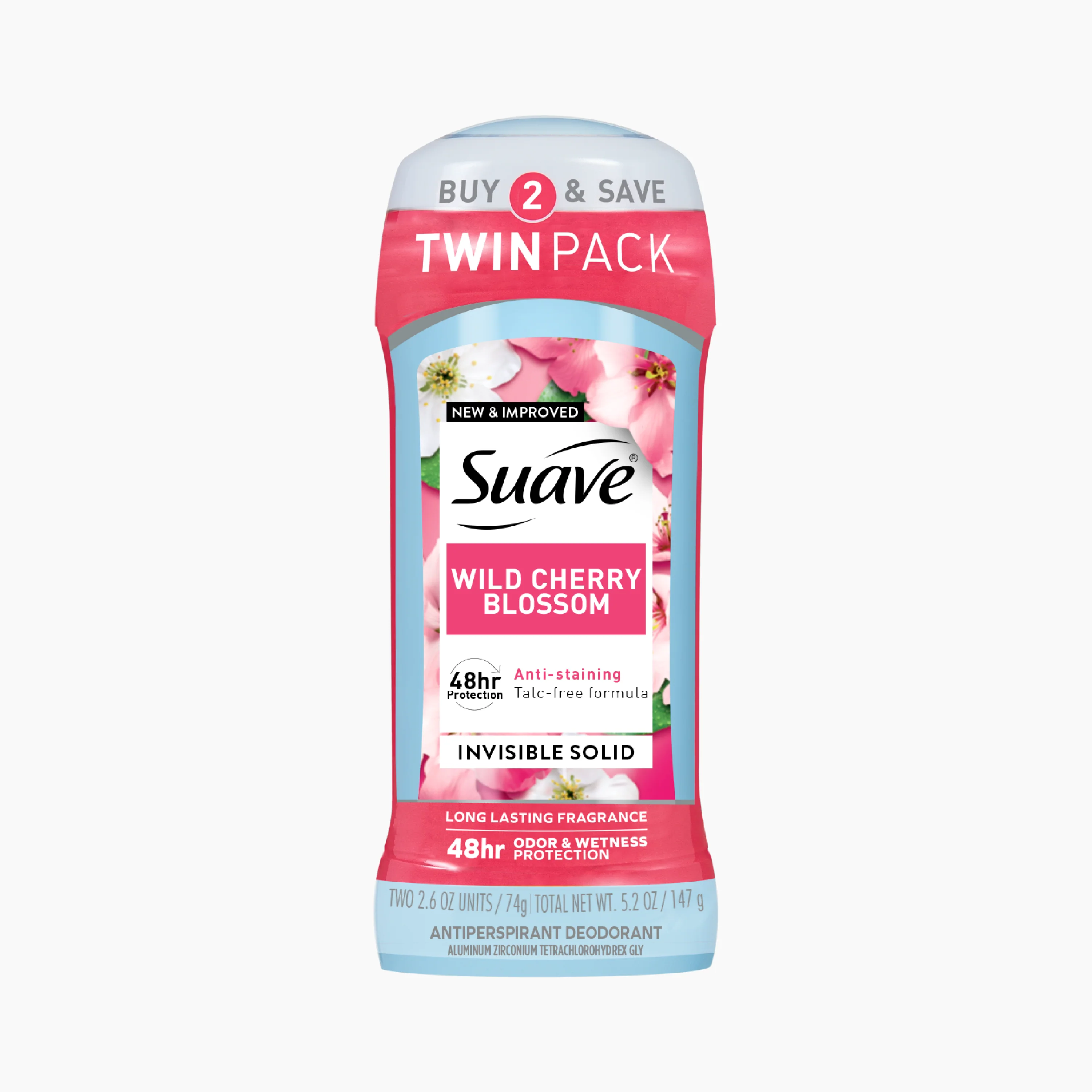 Wild Cherry Blossom Invisible Solid Antiperspirant Deodorant Stick ...
