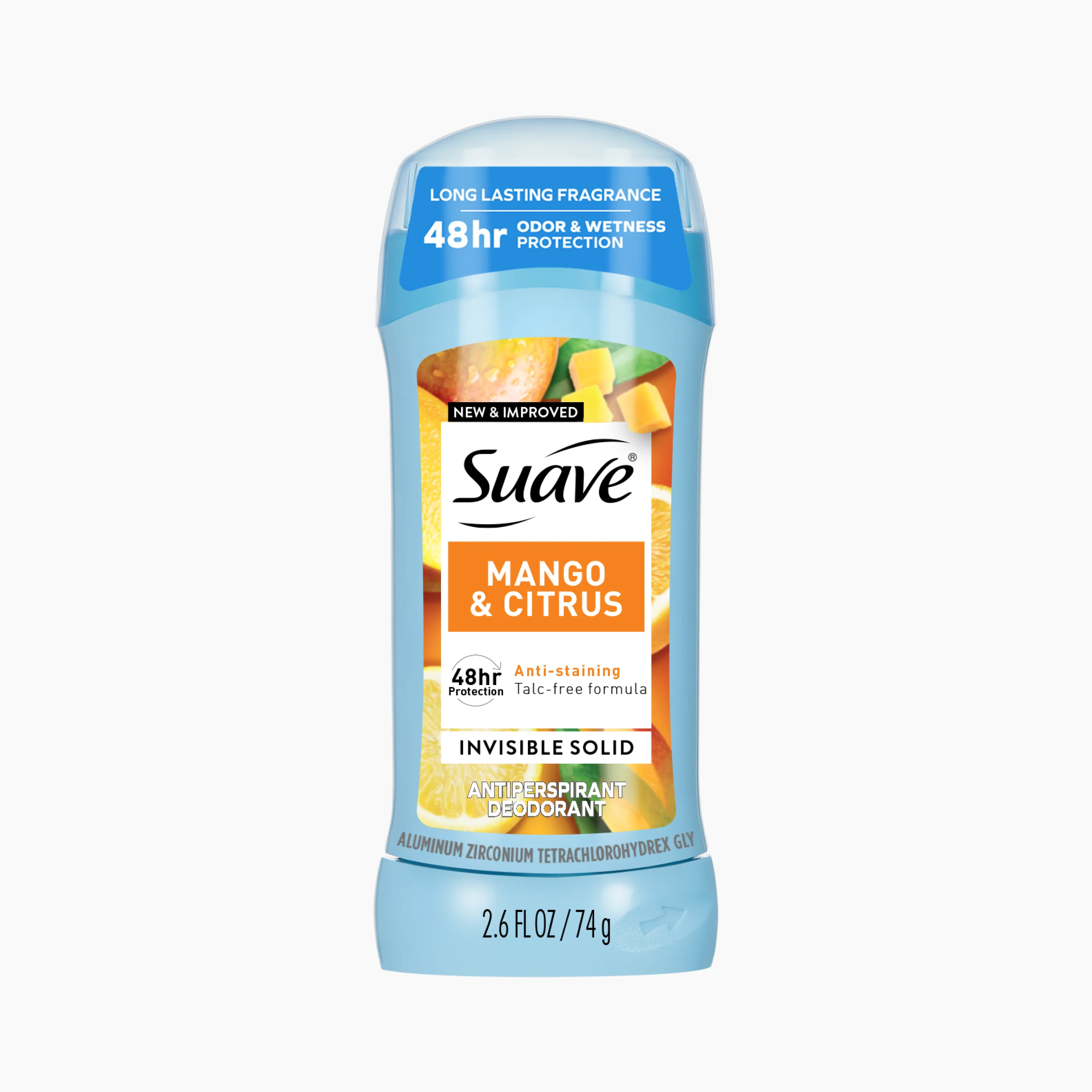 Mango And Citrus Invisible Solid Antiperspirant Deodorant Stick - Suave ...
