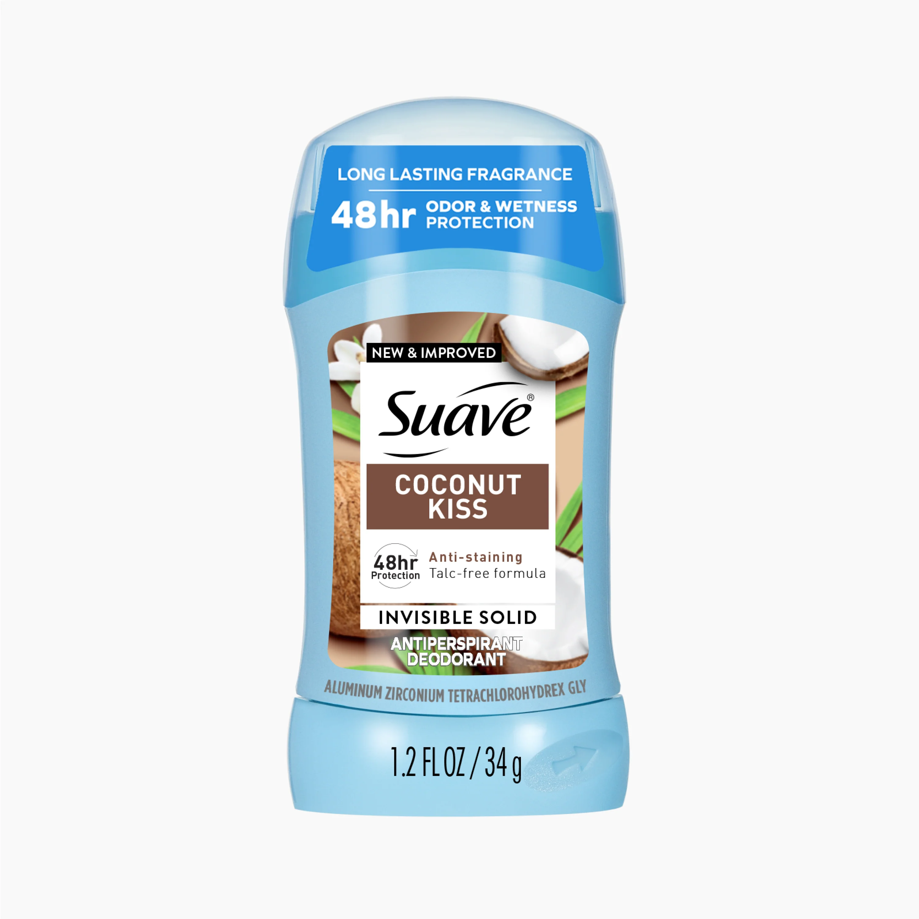 Coconut Kiss Invisible Solid Antiperspirant Deodorant Stick - Suave ...